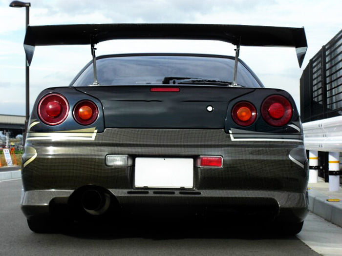 Nissan Skyline R34 - Auto Select GT Carbon Fiber Wing Wing – BodyKits ...