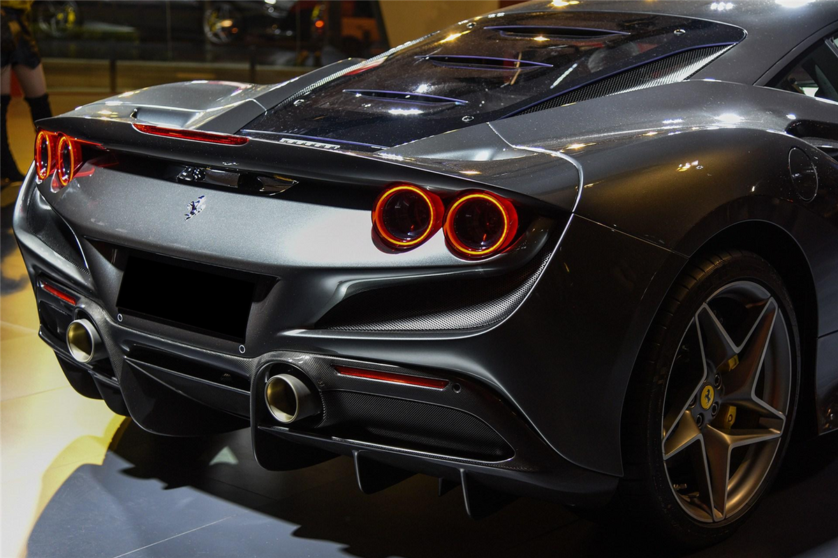 2019-2024 Ferrari F8 OEM Style Dry Carbon Fiber Rear Diffuser Lip ...