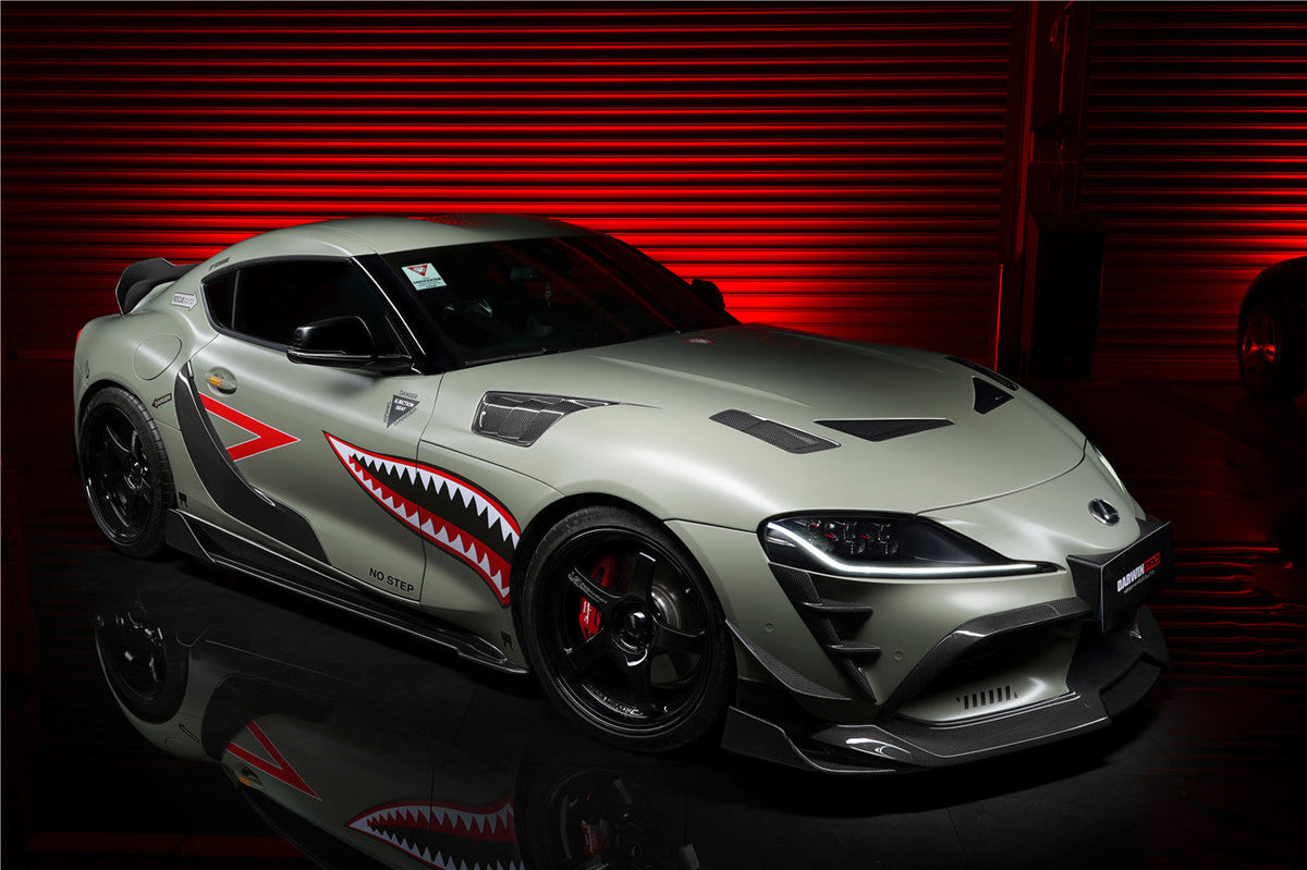 2019-UP Toyota GR Supra (J29/DB) A90 A91 BKSS Style Carbon Fiber Side ...