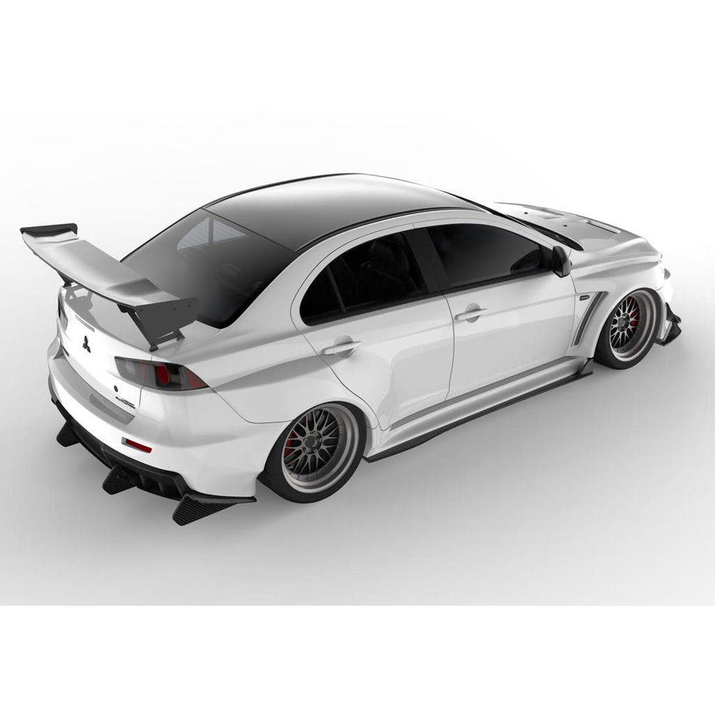 EVO X Wide Body Kit | StreetFighter LA – BodyKits Aerodynamics LLC