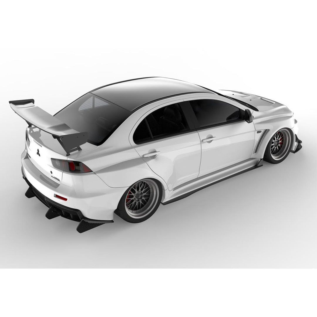 EVO X Wide Body Kit | StreetFighter LA – BodyKits Aerodynamics LLC
