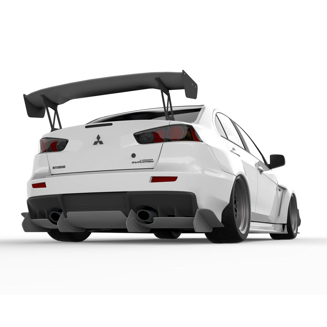 EVO X Wide Body Kit | StreetFighter LA – BodyKits Aerodynamics LLC