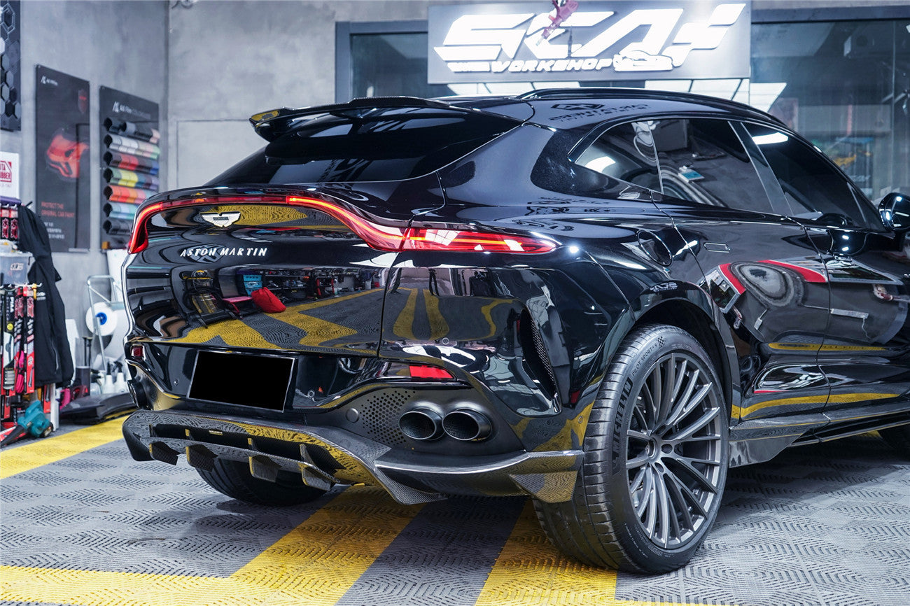 2021-2024 Aston Martin DBX 707 Style Dry Carbon Fiber Rear Bumper w ...