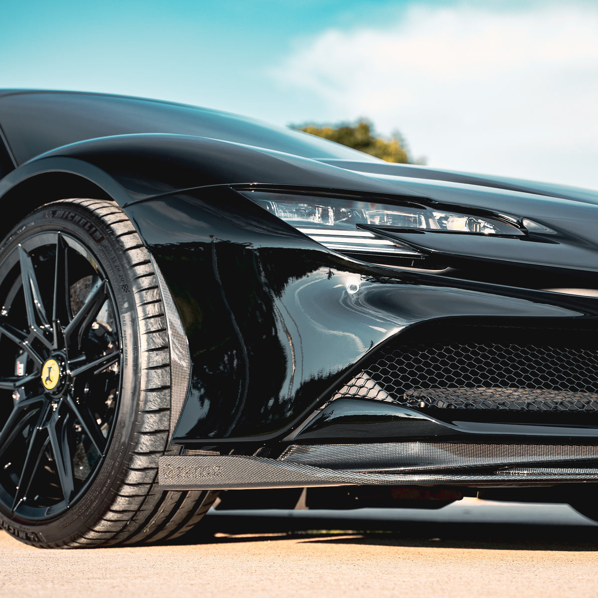 Ferrari SF90 Stradale Carbon Fiber Lip UAE – BodyKits Aerodynamics LLC