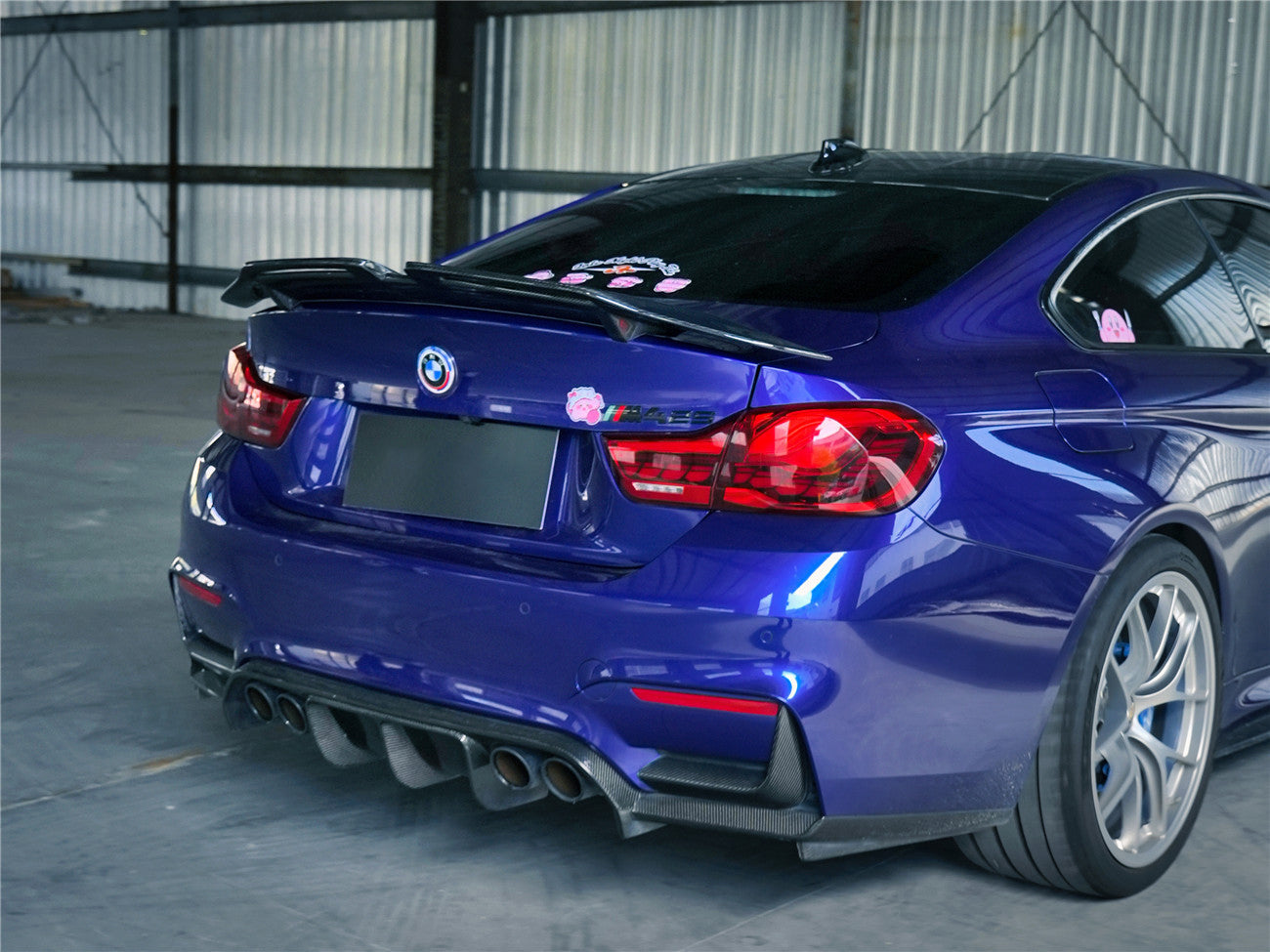 2014-2020 BMW M4 F82 Coupe BKSS Style Carbon Fiber Trunk Spoiler Wing ...