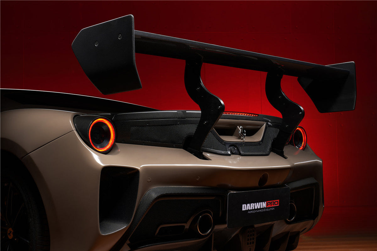2015-2020 Ferrari 488 GTB Challenge Evo Modena Style Rear Bumper With ...