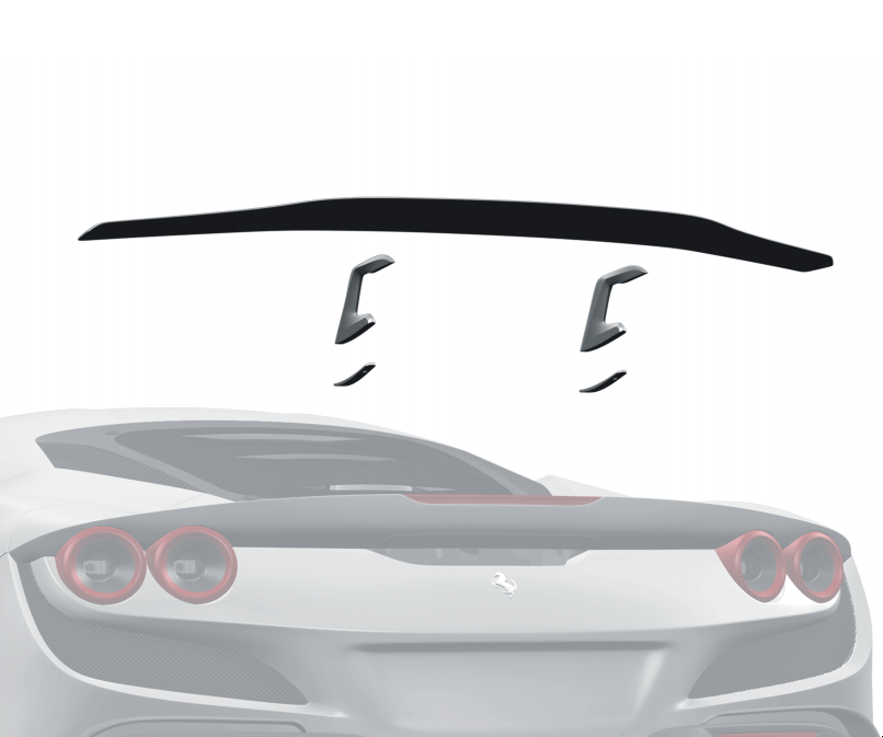 Ferrari F8 Tributo Carbon Fiber Spoiler UAE – BodyKits Aerodynamics LLC