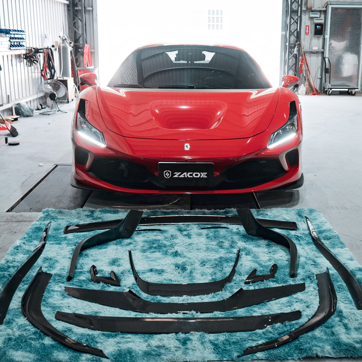 Ferrari F8 Tributo Carbon Fiber Full Body Kit UAE – BodyKits ...