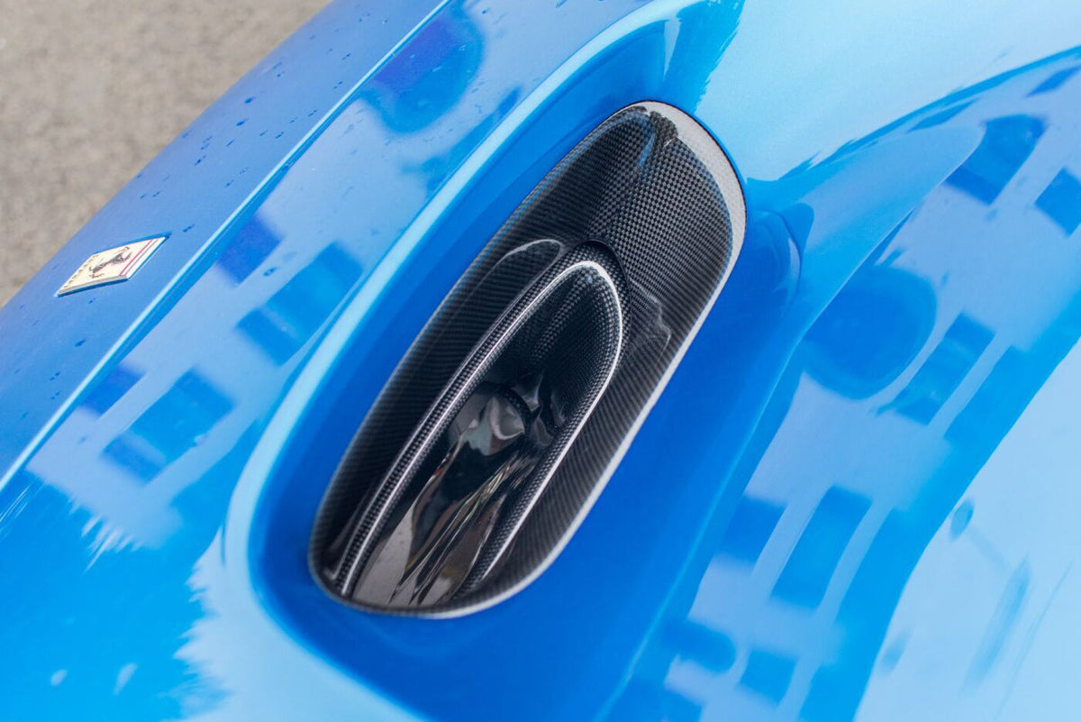 2019-2024 Ferrari F8 OEM Style Dry Carbon Fiber Hood Vents – BodyKits ...