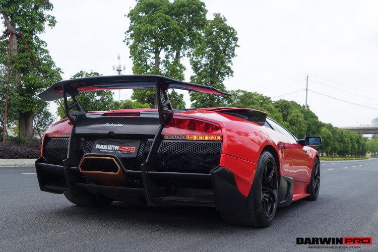 2001-2010 Lamborghini Murcielago SV Style Rear Bumper & Wing – BodyKits ...