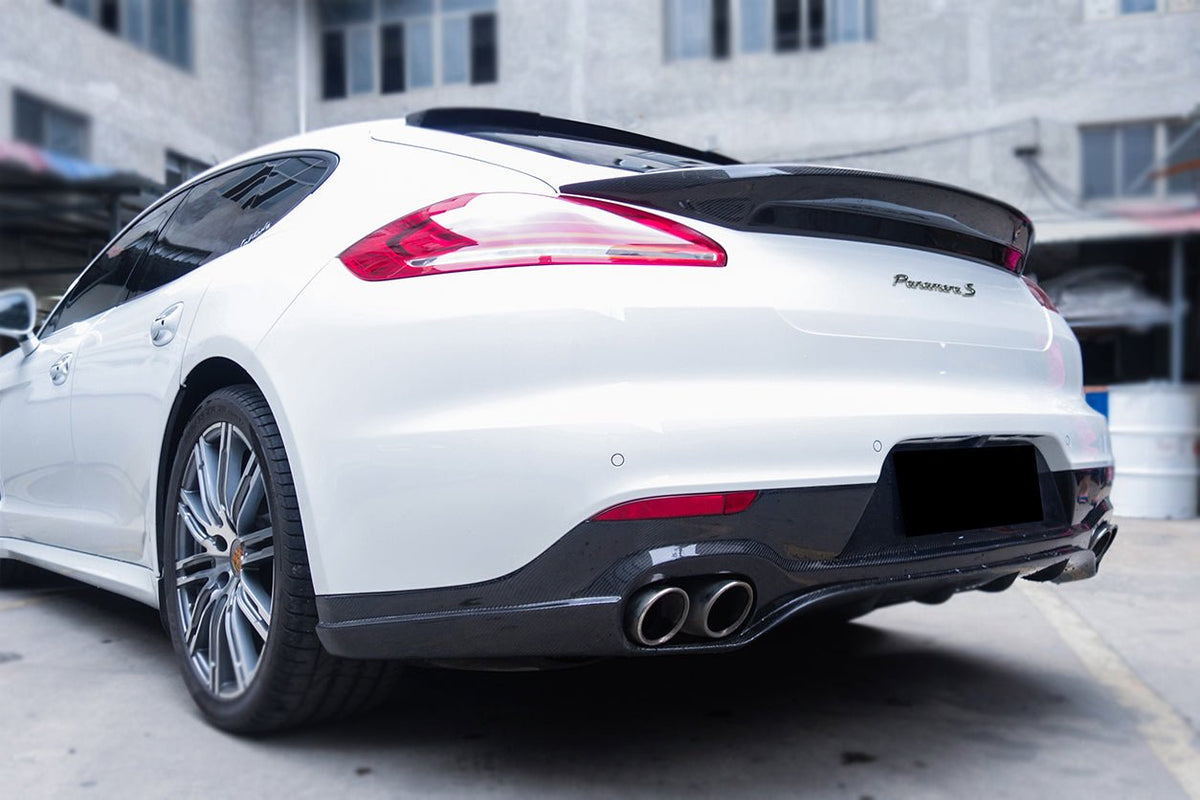 2013-2016 Porsche Panamera 970.2 GMT Style Carbon Fiber Rear Diffuser ...