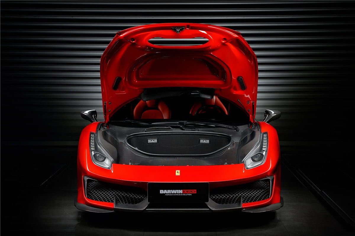 2015-2020 Ferrari 488 GTB/Spyder Pista Style Front Bumper Set W/Hood ...