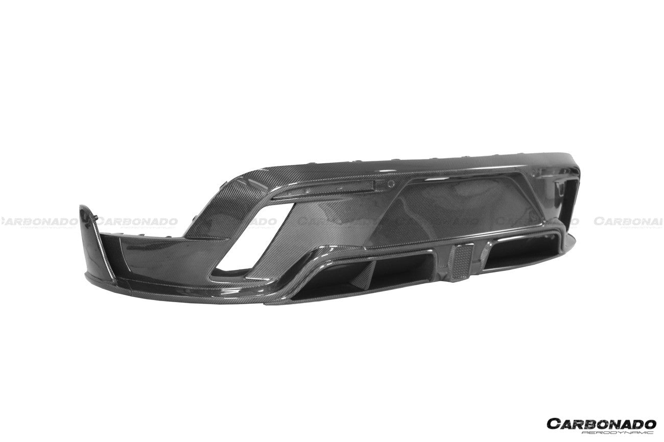 2019-2023 Porsche Taycan/4/4S/GTS/TURBO CADO Style Rear Diffuser ...