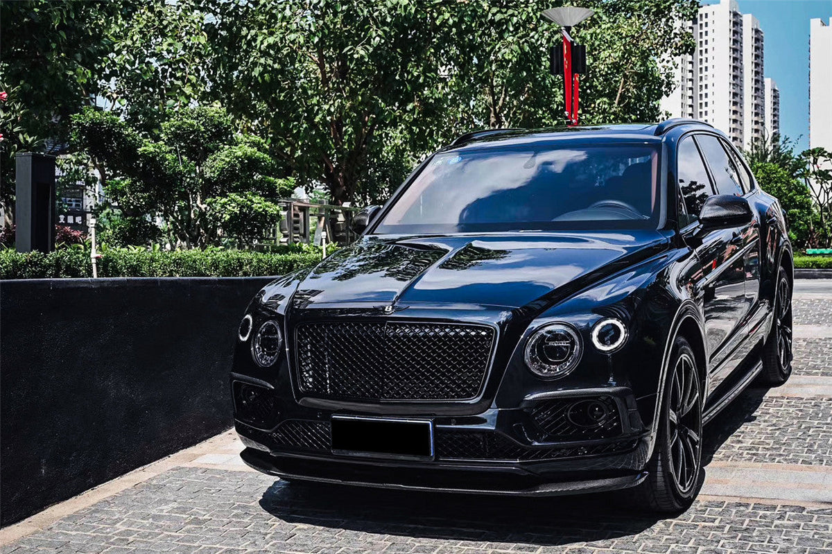 2016-2019 Bentley Bentayga OD Style Carbon Fiber Front Lip – BodyKits ...